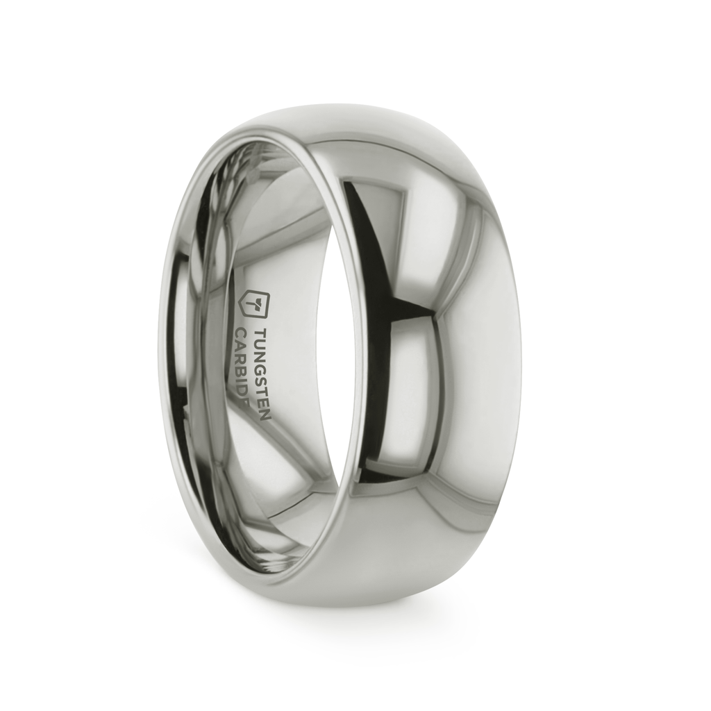 ARLINGTON Domed White Tungsten Ring - 2mm - 12mm – Thorsten Rings