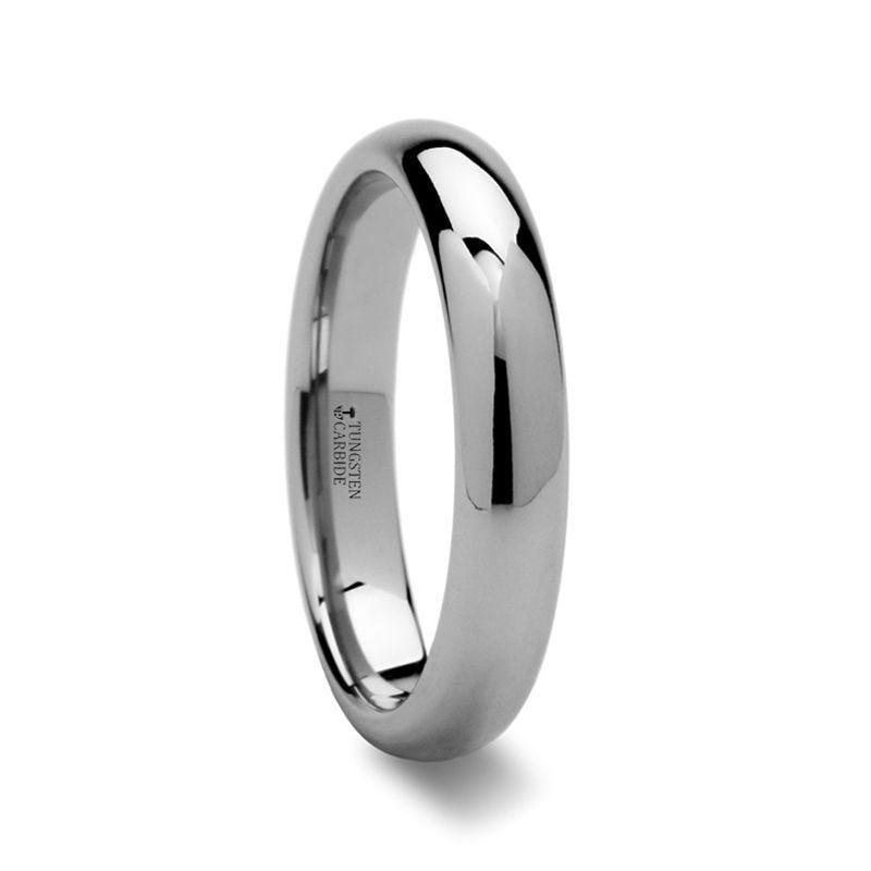 DOMINA Domed Tungsten Carbide Wedding Ring - 4mm - 6mm – Thorsten Rings